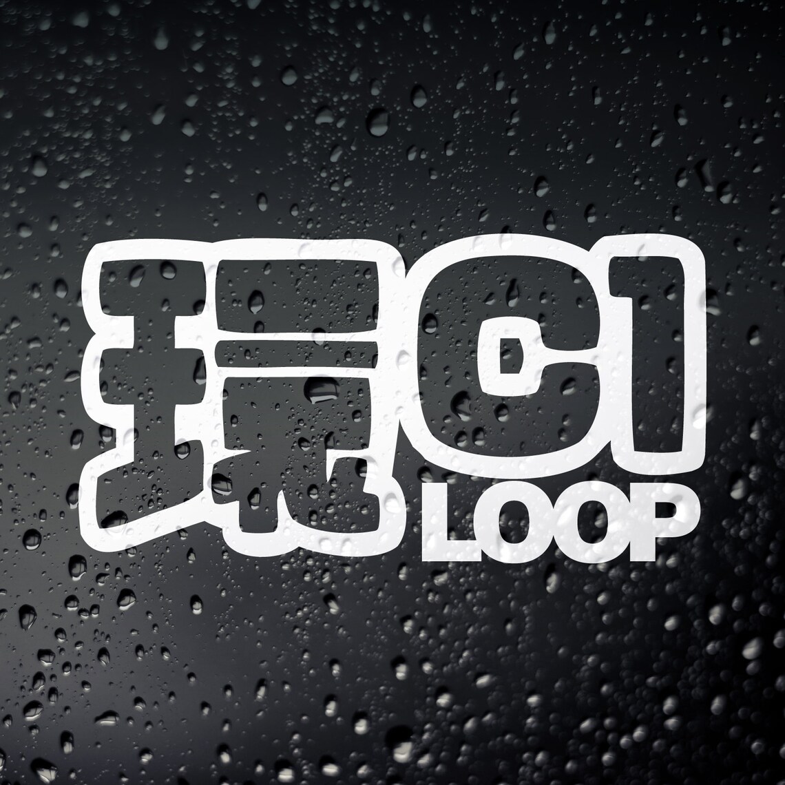 C1 Loop JDM Car Sticker Drift Civic Japanese Tuner Tengoku - Etsy