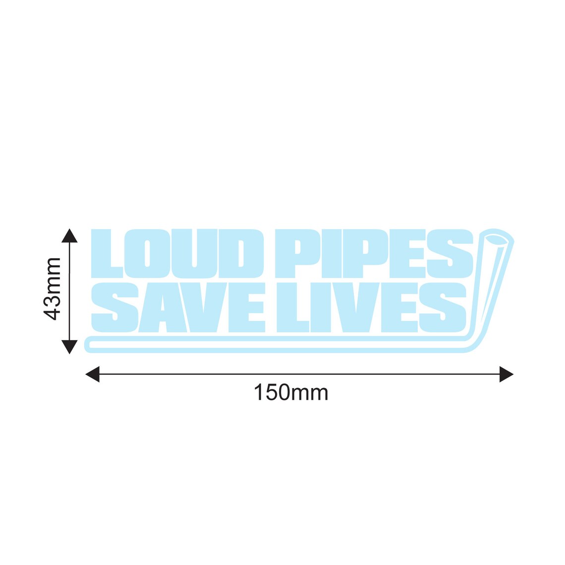 Loud Pipes Save Lives Funny Car Sticker JDM DUB Euro Rat - Etsy