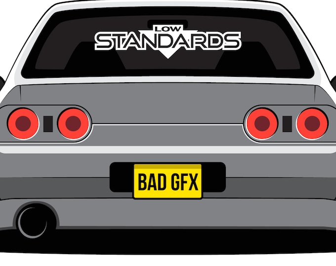 LOW & SLOW Decal | JDM Stickers for Windows Car Laptop Skateboard | Car ...