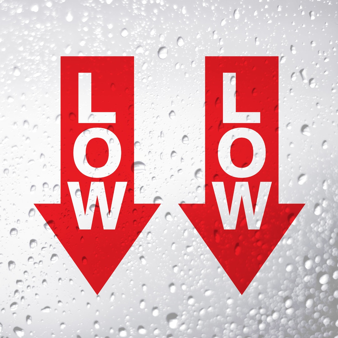 Low Arrows JDM Car Sticker X 2 - Lowered Car Euro DUB Drift Tuner TOW ...
