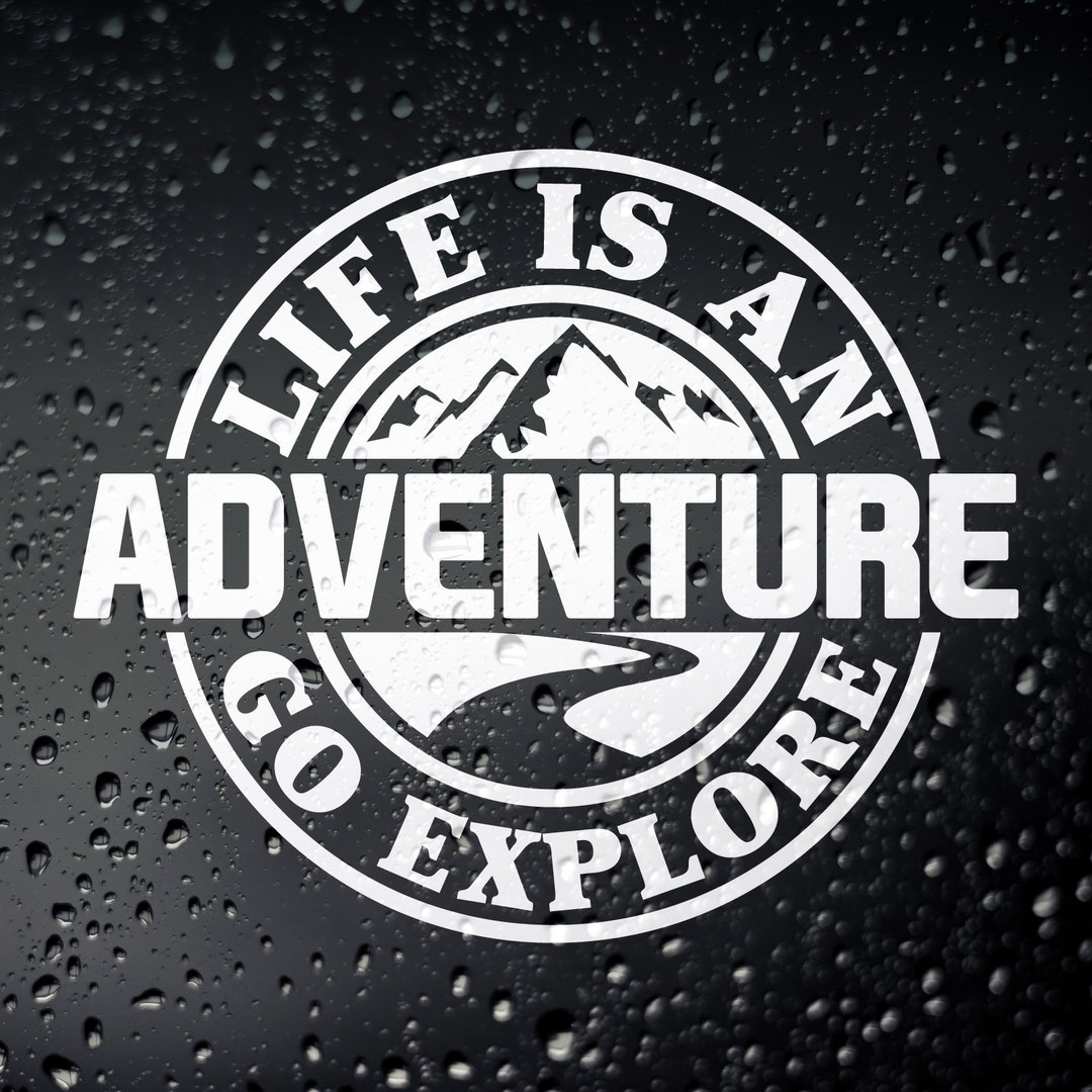 Life is an Adventure Campervan Sticker - Travel Van Truck Caravan ...