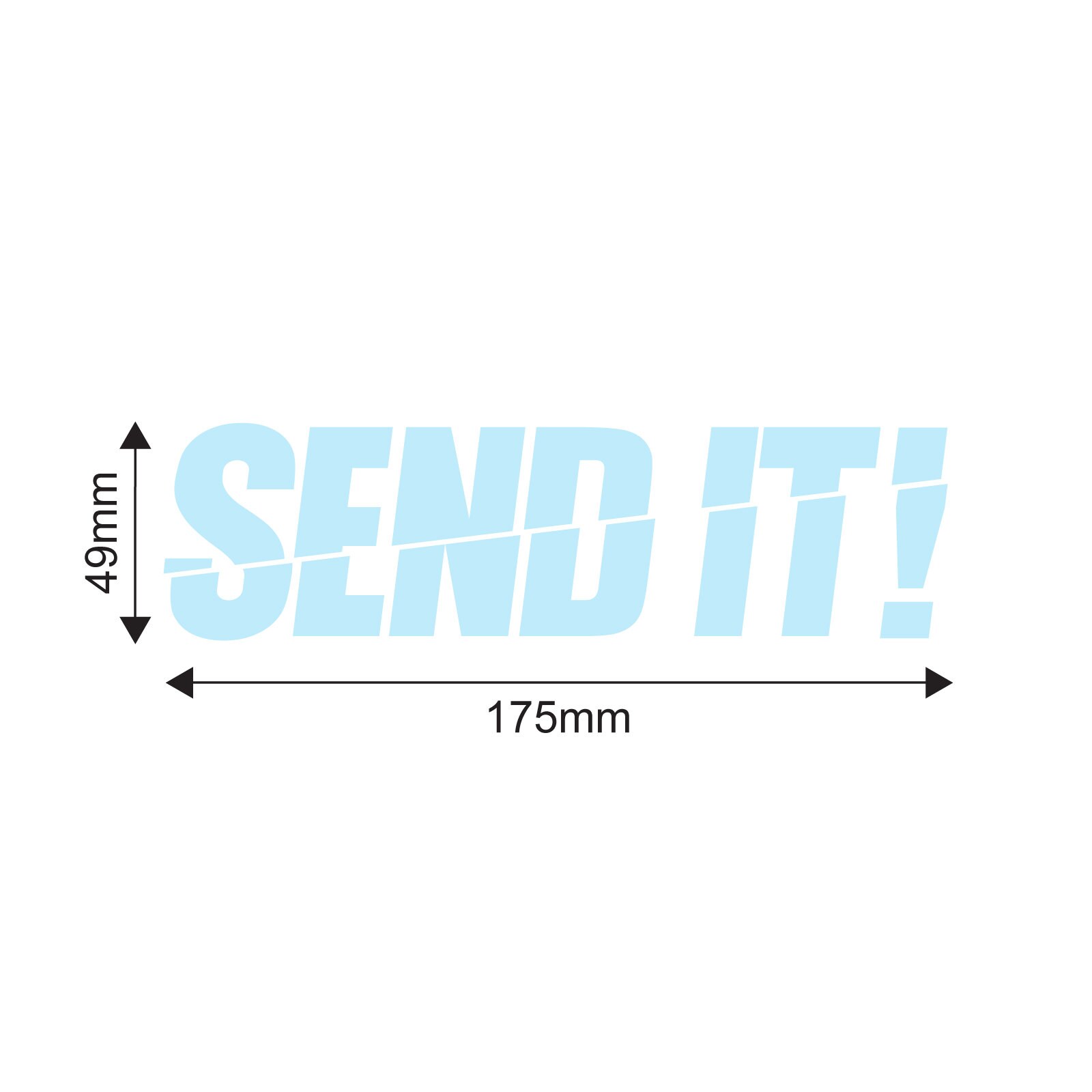 Send It Car JDM Sticker DUB Drift Track Bike Trackday Bumper - Etsy UK