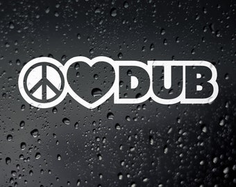Dub Life Car Sticker Campervan Vanlife DUB Euro Skate Surf | Etsy