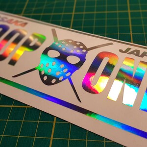 Loop One Kanjo Oil Slick Chrome Car JDM Sticker - Osaka Tuner Drift ...