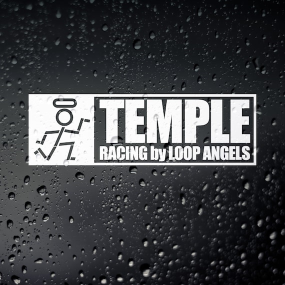 Temple Racing Loop Angels JDM Car Sticker Japanese Kanji | Etsy UK