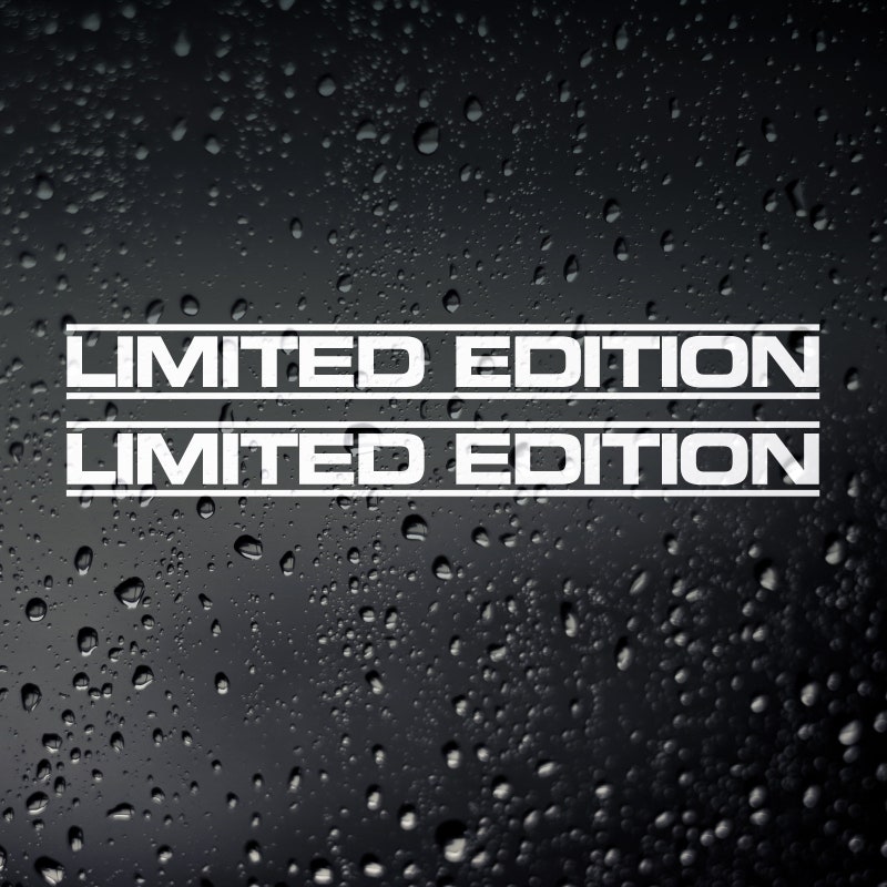 Limited Edition Stickers - Etsy