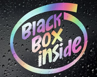 Black Box Stickers | Etsy