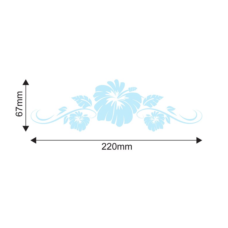 Hawaiian Lei Tattoo Car Sticker Surf Skater Skateboard | Etsy