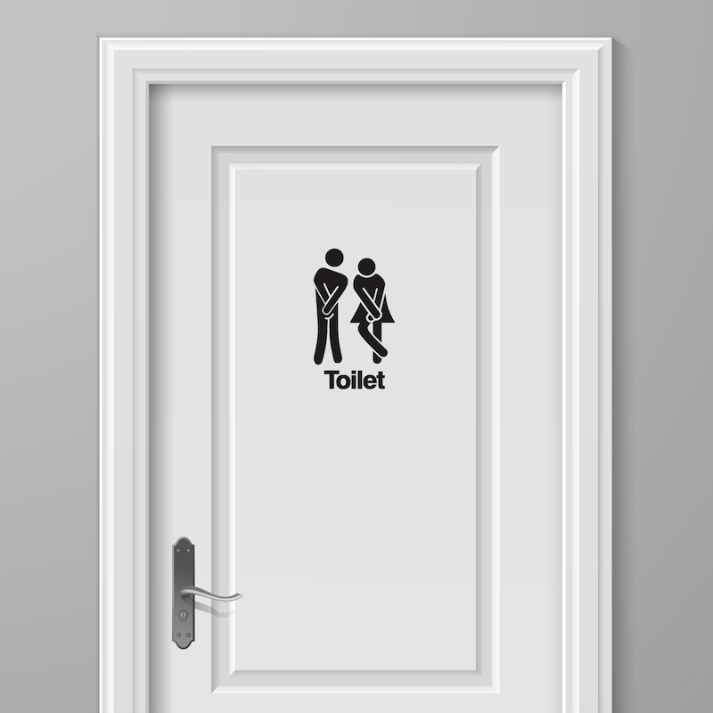 Toilet Sticker - Etsy