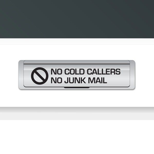 No Cold Callers Sign - Etsy UK