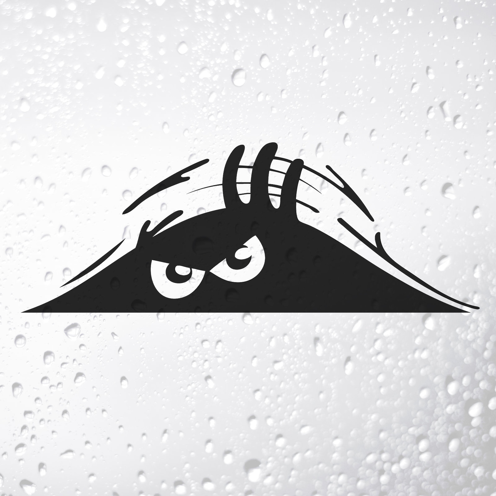 Peeking Monster Funny Car Sticker Laptop Vinyl Decal Bumper - Etsy