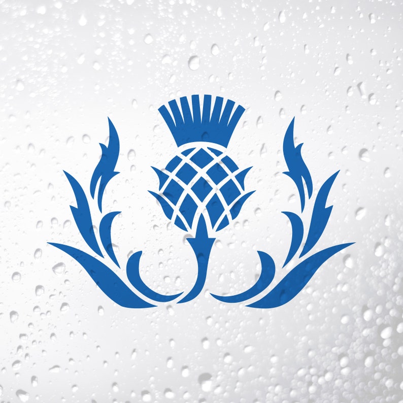 Scottish Thistle Car Camper Van Sticker Motorhome Caravan Car - Etsy