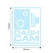 Dash Cam Recording Funny Car Sticker - Decal Bumper Window Video CCTV ...