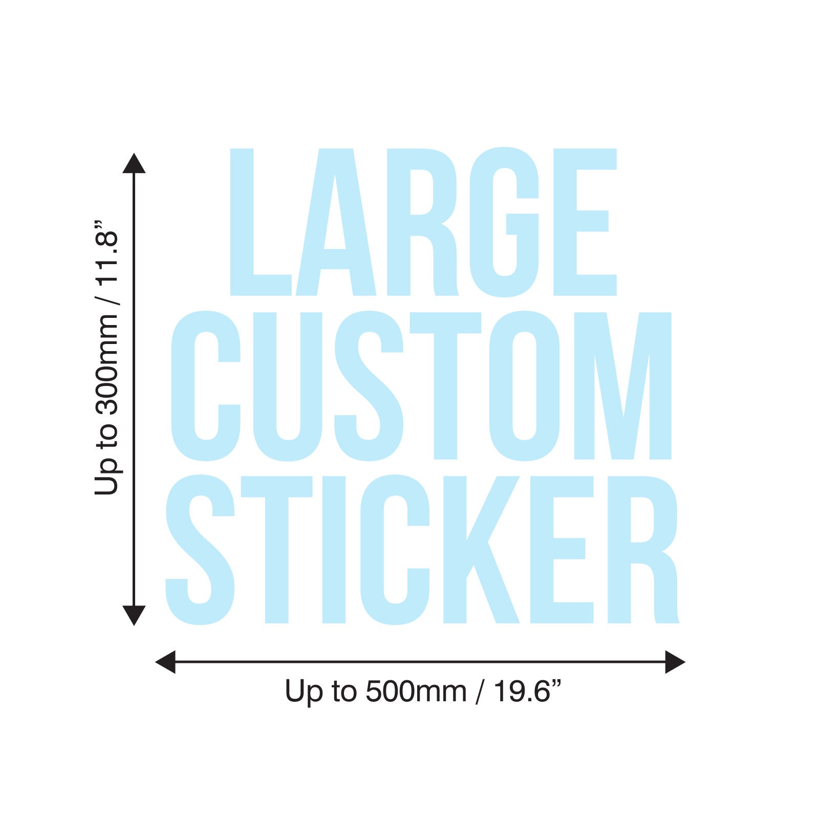 Custom Vinyl Stickers Large Personalised Car Van Laptop - Etsy