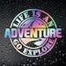 Life is an Adventure Campervan Sticker - Travel Van Truck Caravan ...
