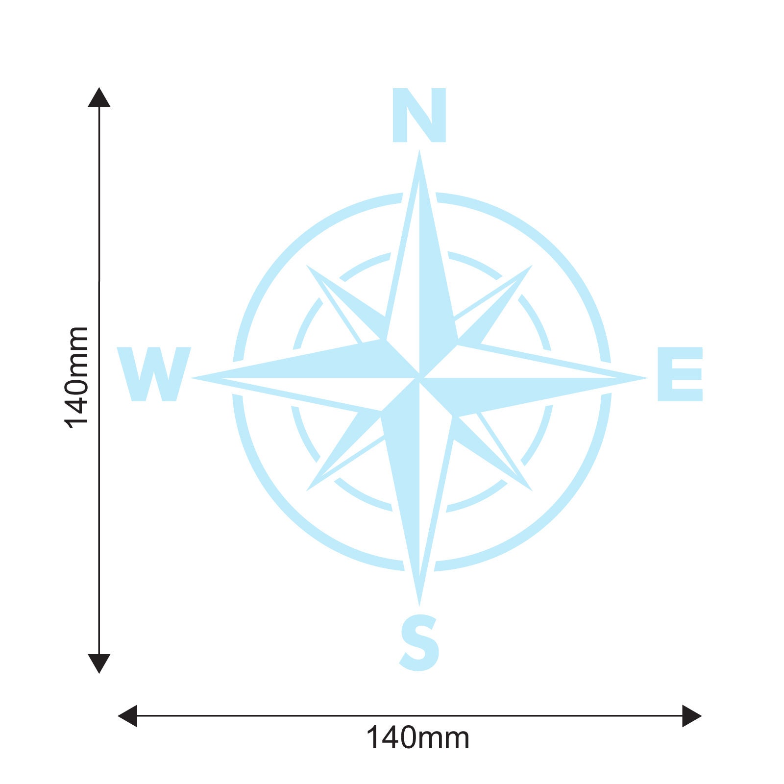 Compass Campervan Sticker Travel Van Truck Caravan Vinyl - Etsy UK