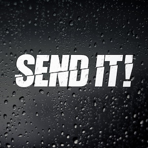 Send It Car JDM Sticker, DUB Drift Track Bike Trackday Bumper Window ...