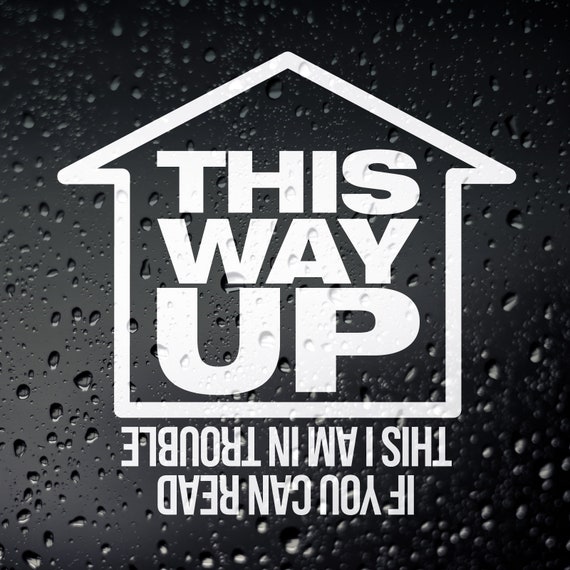 This Way up Funny off Road 4x4 Car Sticker | Etsy