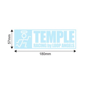 Temple Racing Loop Angels JDM Car Sticker - Japanese Kanji Kanjozoku ...