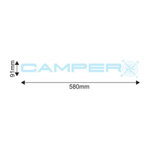 Camper Compass Door Stickers X 2 Campervan Sticker - Etsy