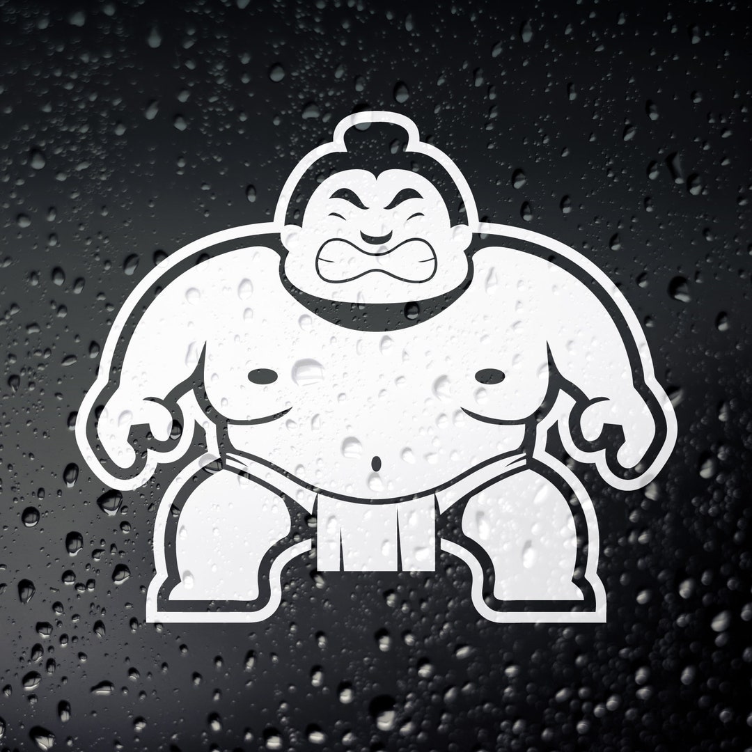 Sumo JDM Car Sticker - Japanese Kanji Drift Kanjozoku - Etsy