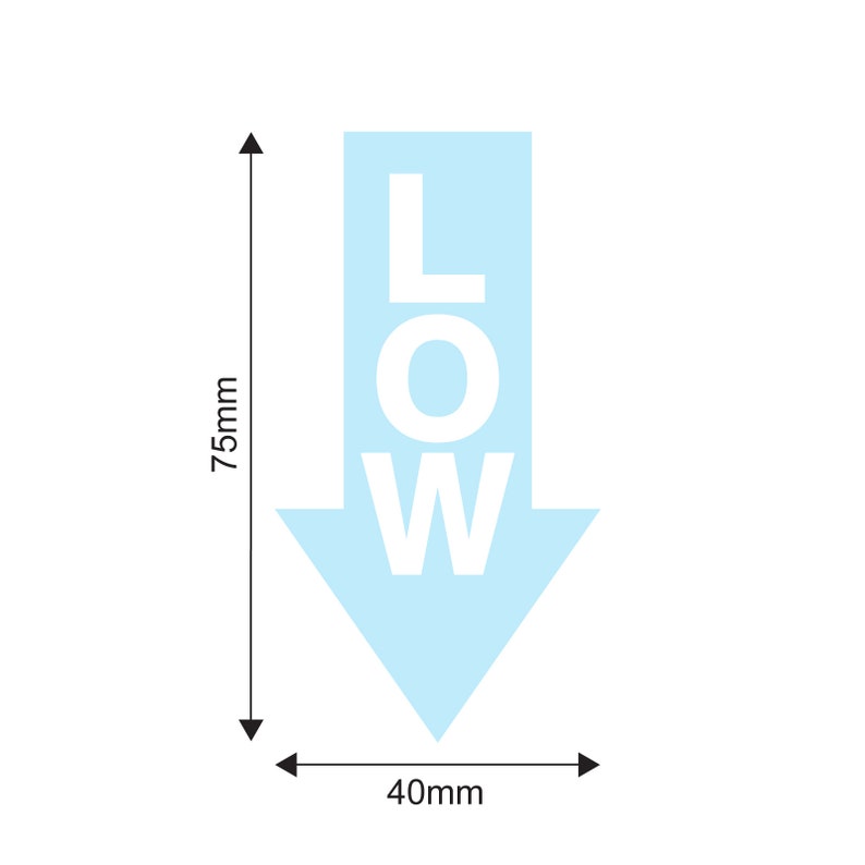 Low Arrows JDM Car Sticker X 2 Lowered Car Euro DUB Drift - Etsy