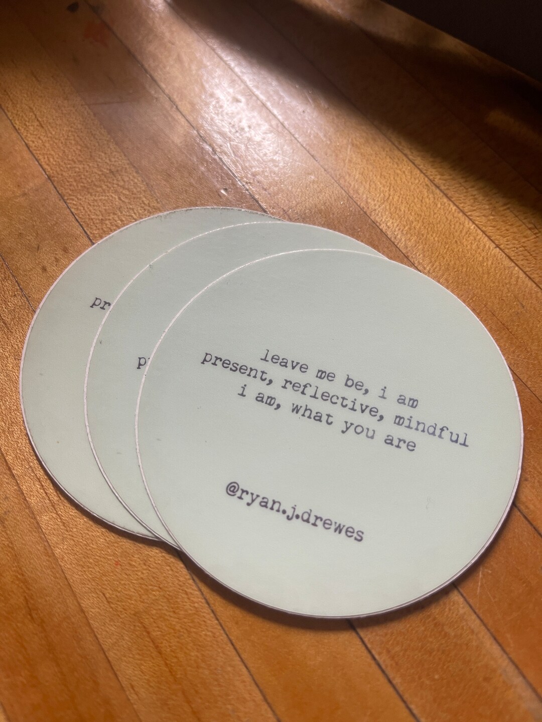 Haiku | Poetry Sticker | Mindfulness Gift | Be Present | Affirmation - Etsy