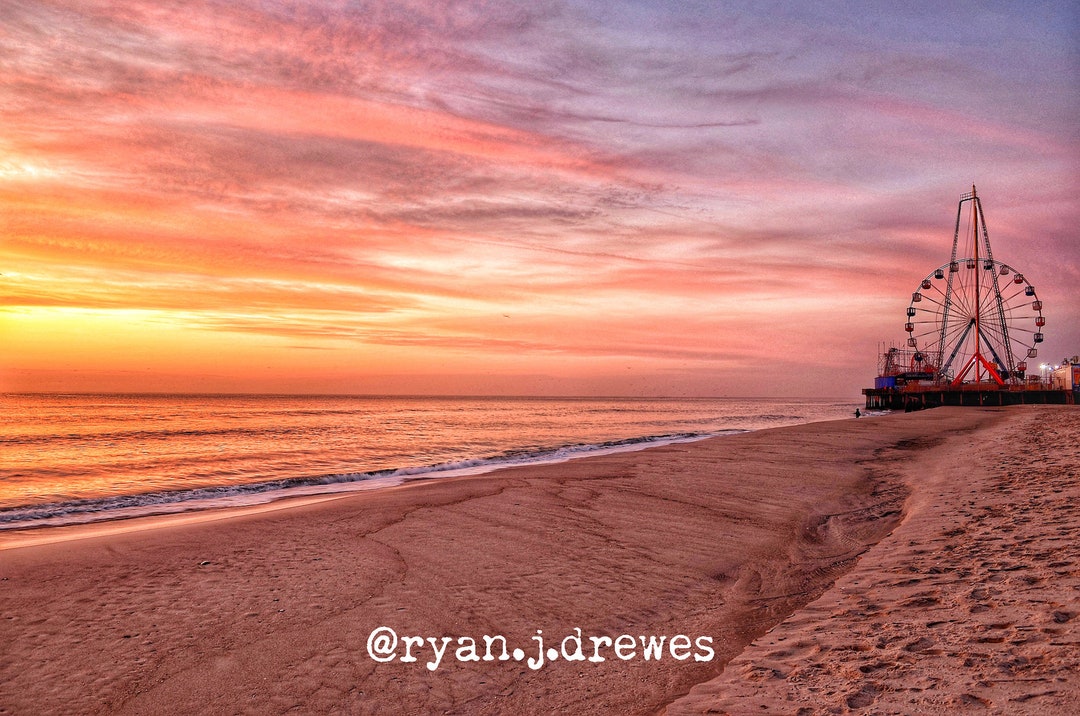 New Jersey Wall Art Boardwalk Decor Fine Art Photography Seaside ...