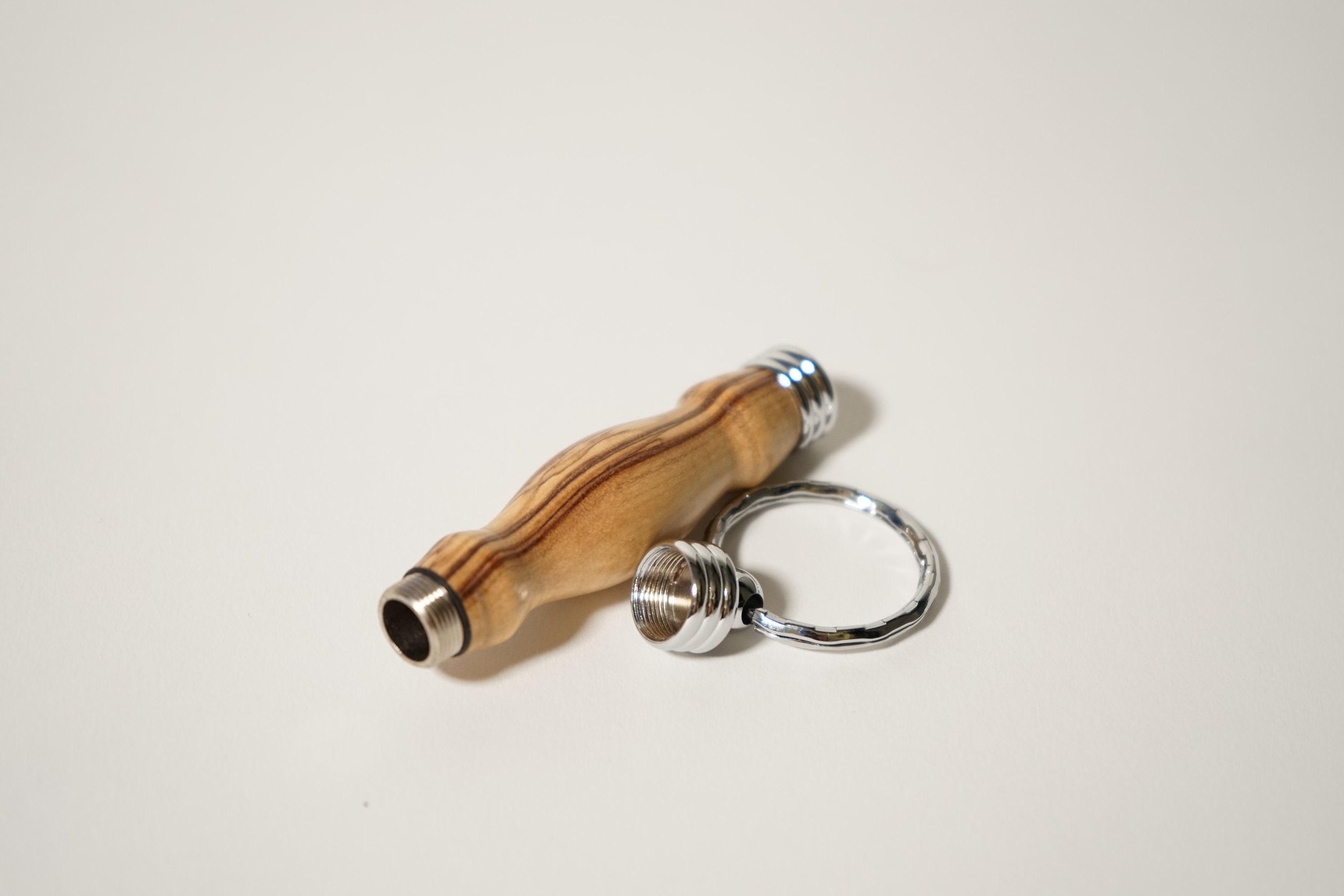 Secret compartment keychain handmade from Jerusalem wood wood keychain ...