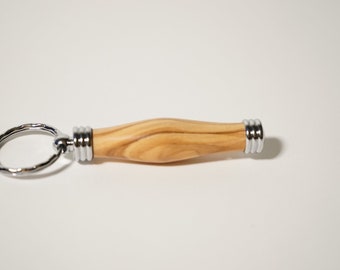 Bourbon Barrel Oak Secret Compartment Keychain Made From - Etsy