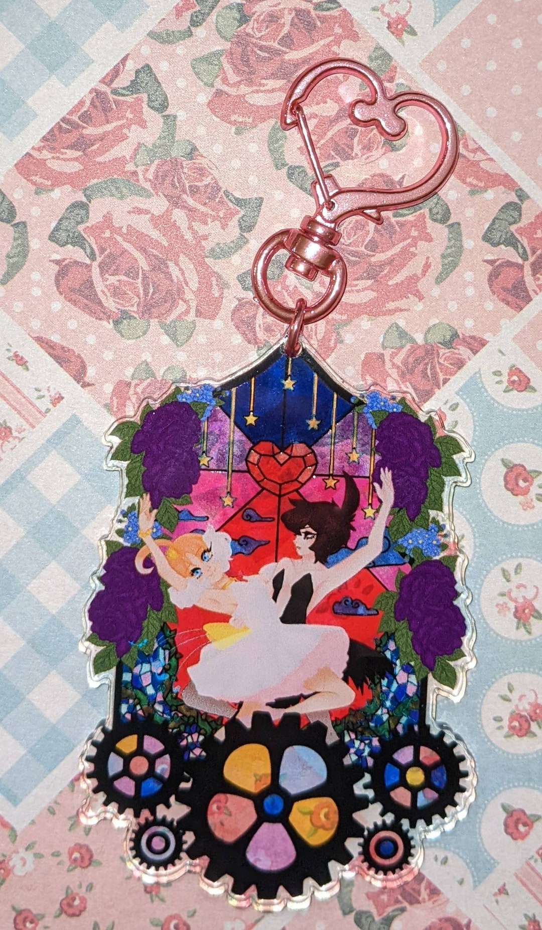 Stain Glass Princess Tutu & Princess Kraehe Charm - Etsy