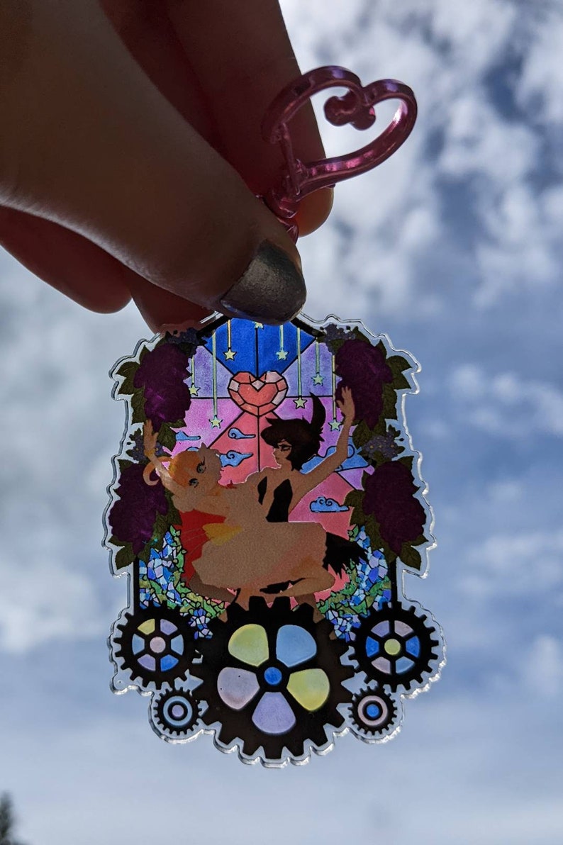 Stain Glass Princess Tutu & Princess Kraehe Charm - Etsy