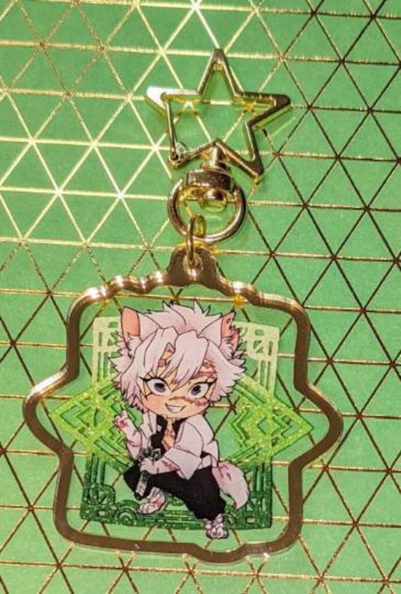 Gold Border Hashira Charm - Etsy