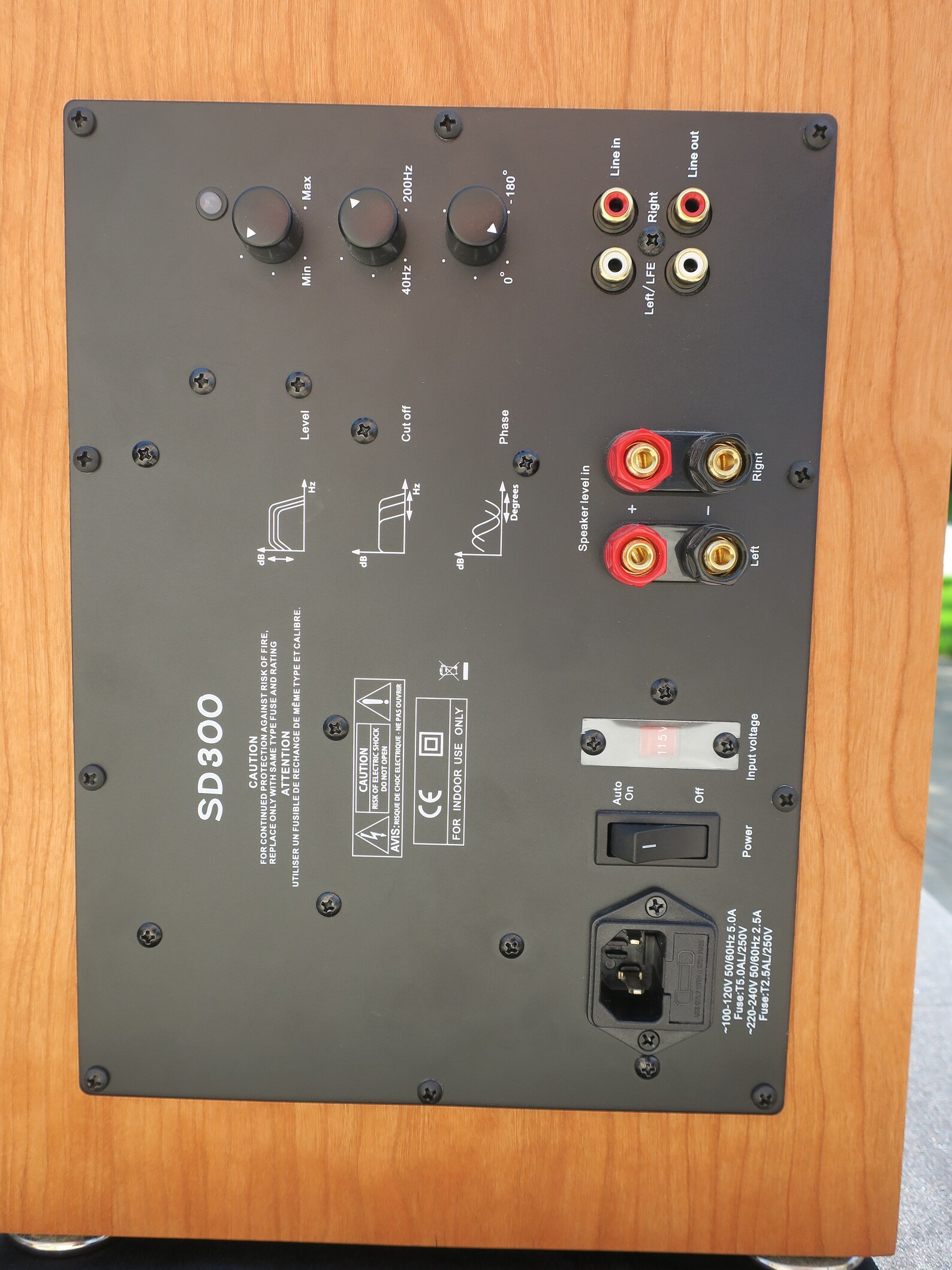 Powered Subwoofer 8" 300watts Home Theater Stereo Hifi Speaker - Etsy