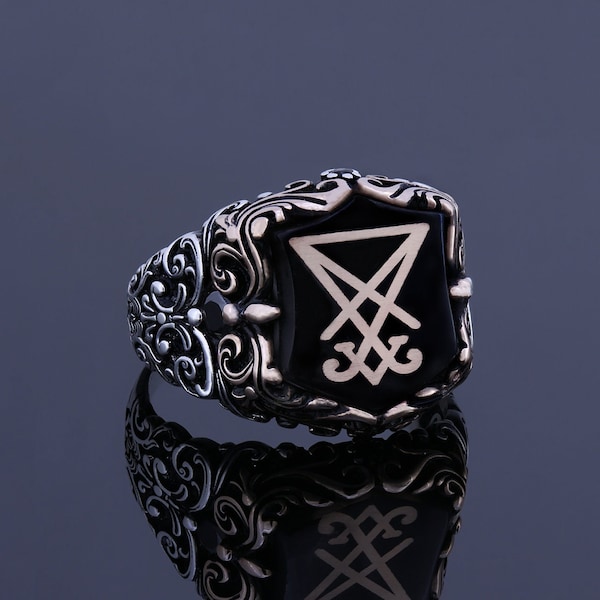 Vintage Lucifer Ring - Etsy