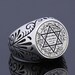 Unmatched Sigil of Lilith Ring, Serpent Glyph Seal Satanic Baphomet ...