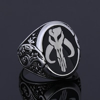 Black Darth Vader Ring Star Wars Inspired With Lights. - Etsy