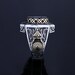 Seal of Solomon Signet Ring, Mens Protection Jewelry Vintage Engraved ...