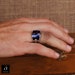 Mens Custom Symbol Ring Vintage Navy Rings for Men Anchor - Etsy