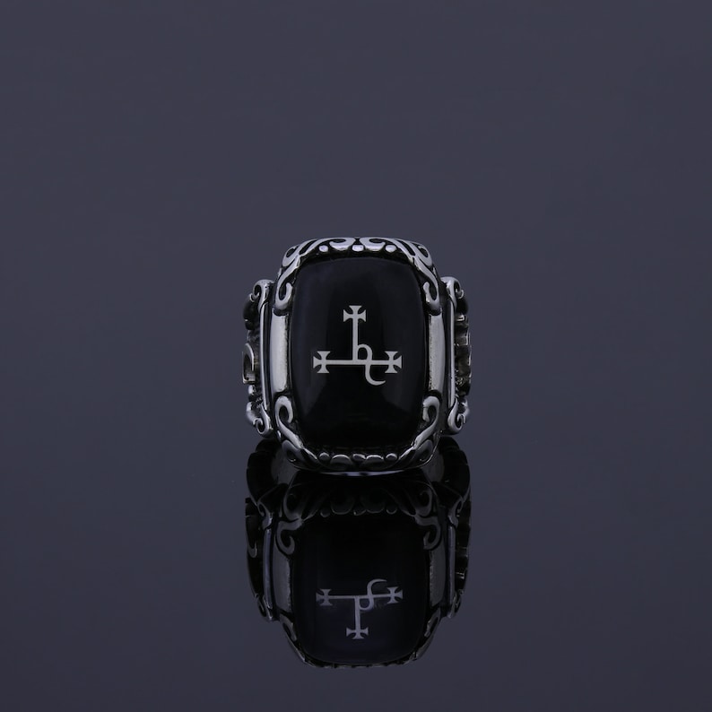 Unmatched Sigil of Lilith Ring Serpent Glyph Seal Satanic - Etsy