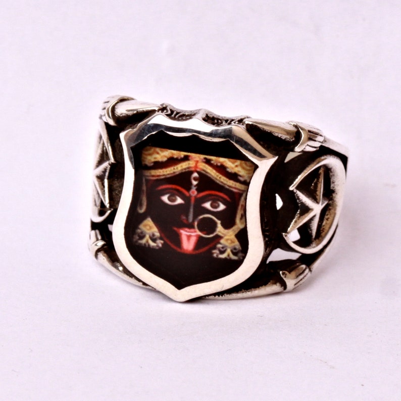 Mahakali Hindu Goddess Religious Jewelry Custom Made Ring Kali | Etsy