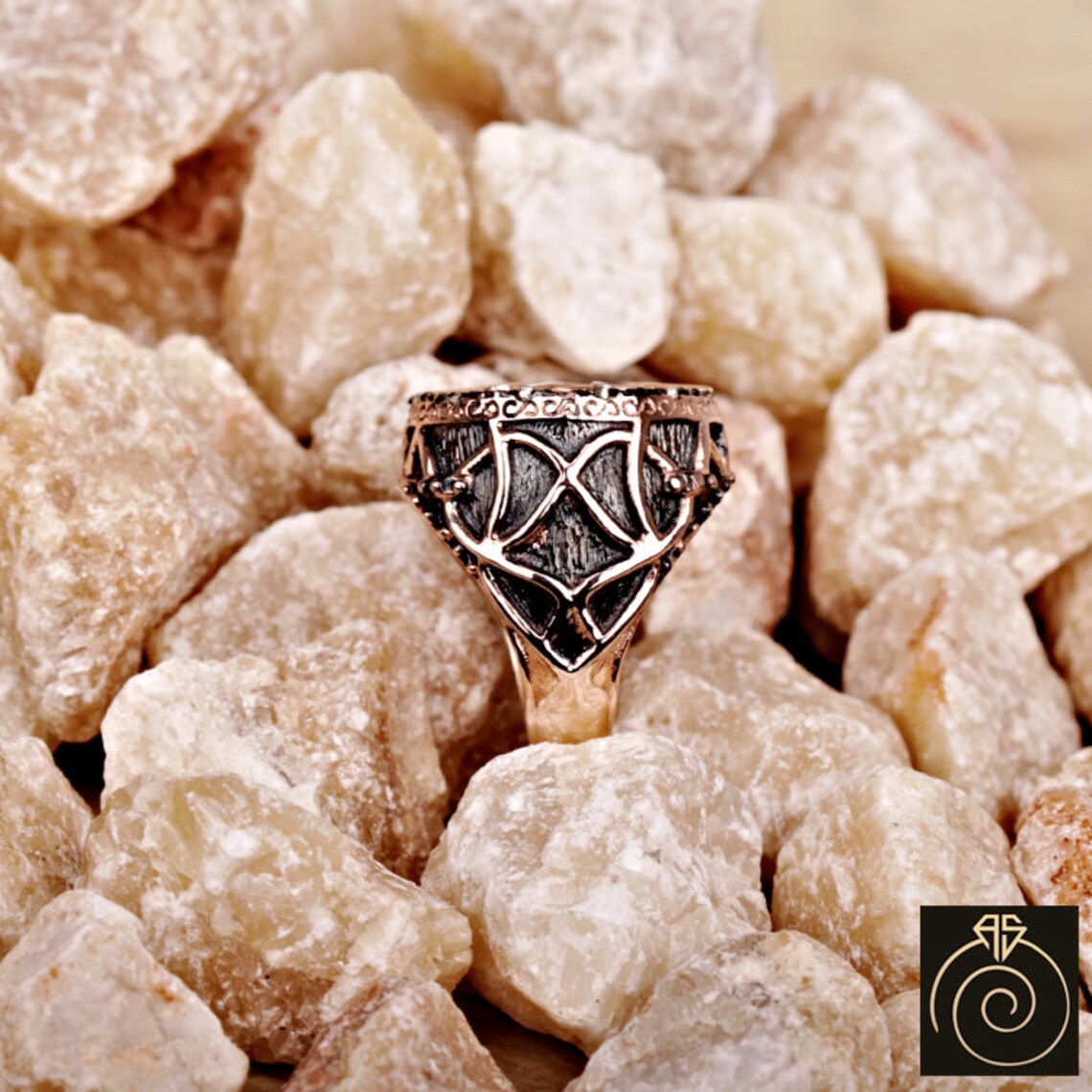 Sultan Seal Ring Men Onyx Gemstone Unique Silver Historical | Etsy