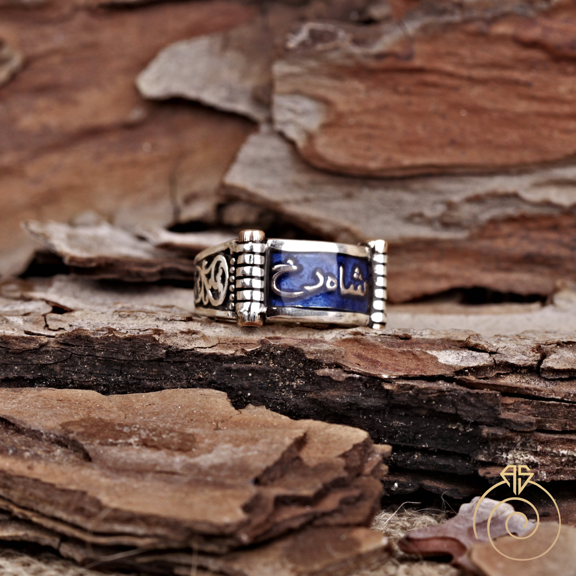 Custom Wedding Ring Customized Mens Ring Calligraphy Rings for | Etsy