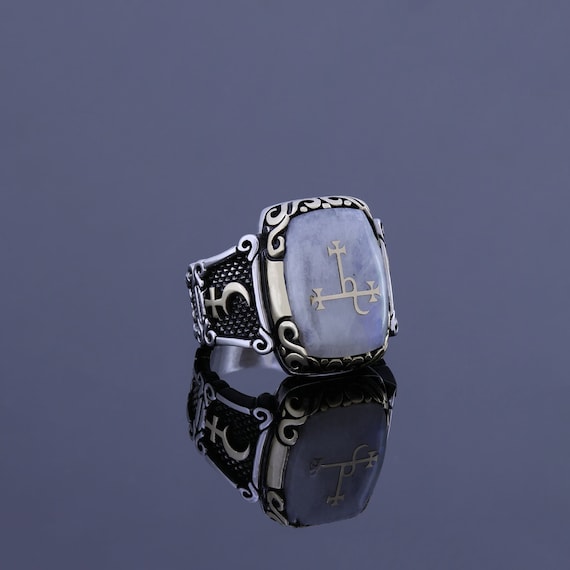 Unmatched Sigil of Lilith Ring Serpent Glyph Seal Satanic - Etsy