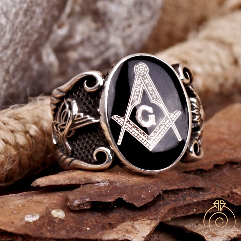 Unique Mens Letter G Ring Master Mason Custom Made Masonic - Etsy