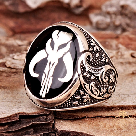 Handmade Mythosaur Skull Ring Star Movie Wars Mandalorian | Etsy