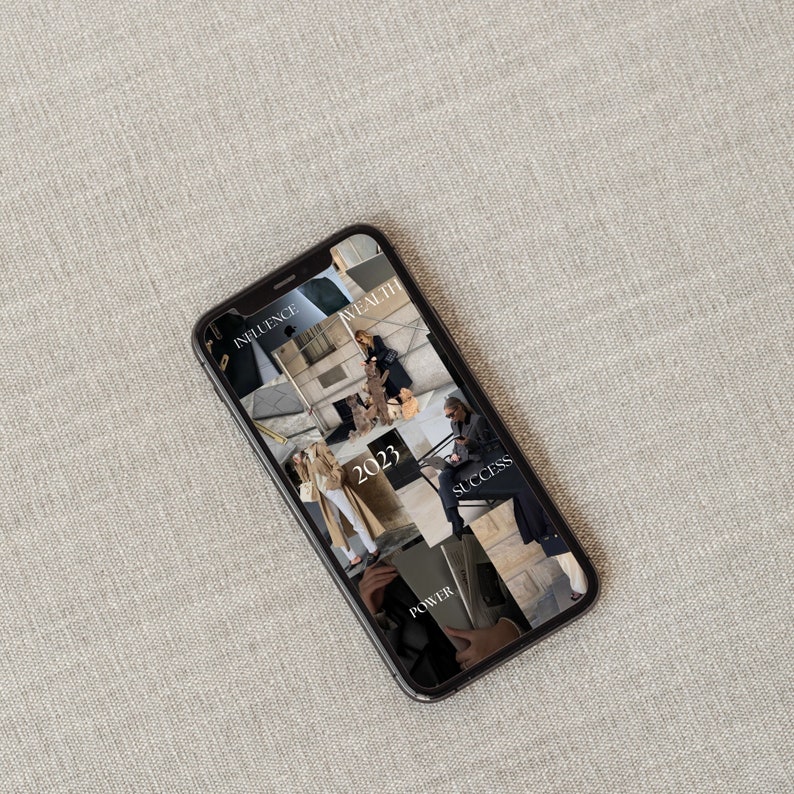 Digital Vision Board iPhone Vision Board Screensaver Vision Board ...