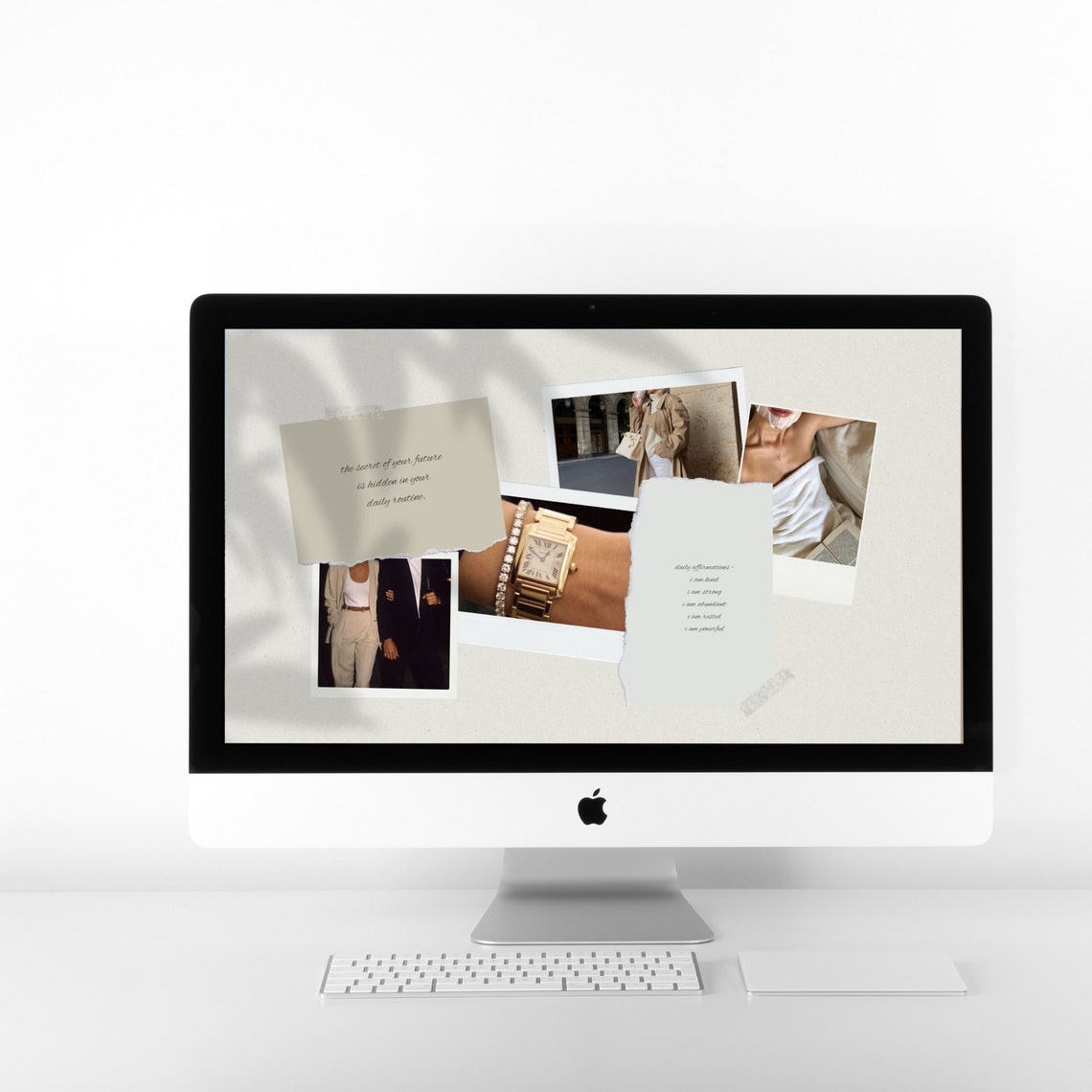 Digital Vision Board • Desktop Vision Board • Desktop Wallpaper Vision ...