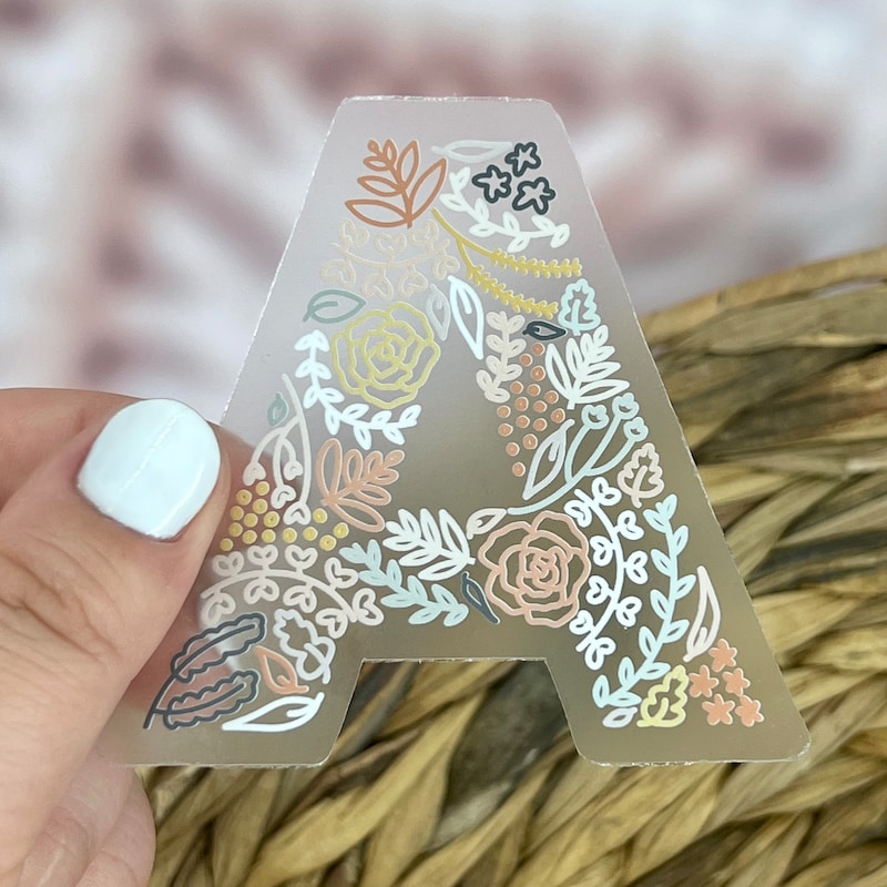 Letter Stickers - Etsy
