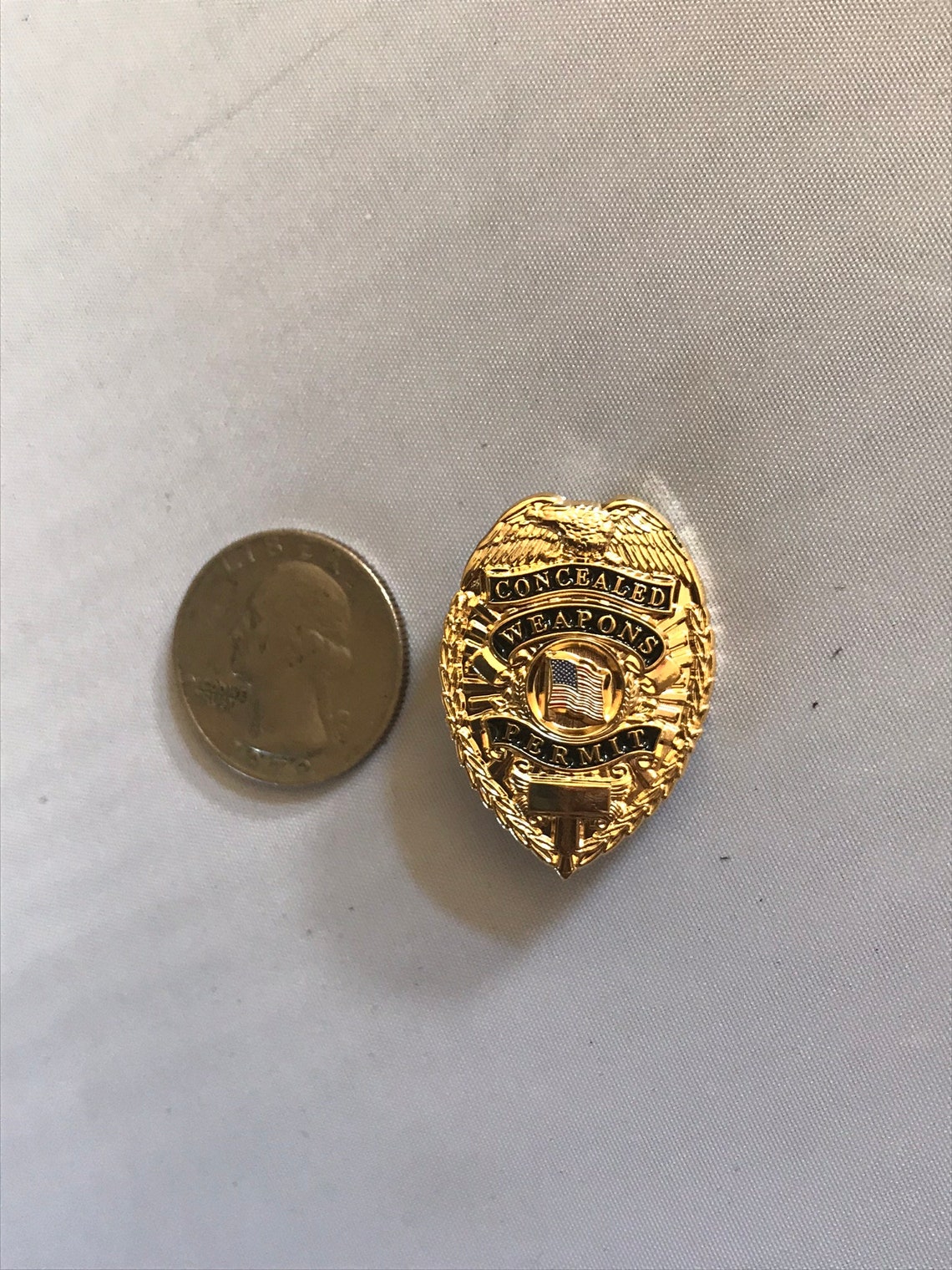 Thin Blue Line Gold Police Officer Pin - Etsy
